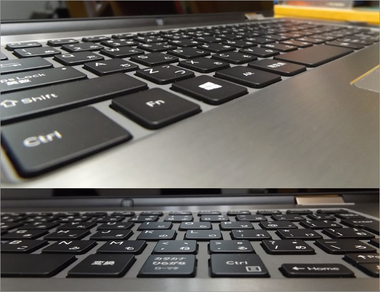 Inspiron 15 7000シリーズ 2 in 1（7568） のキーボード紹介